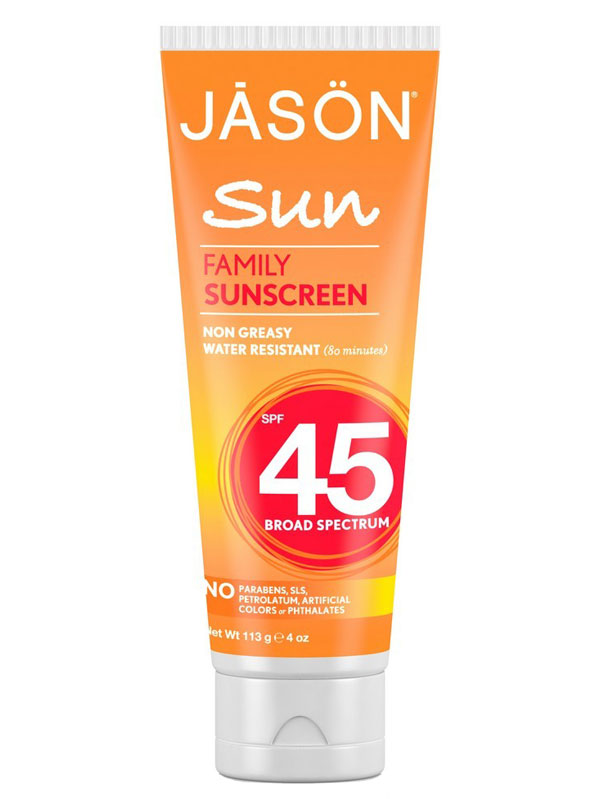 Family Sunscreen SPF 45 113g (Jason Bodycare) | Healthy Supplies