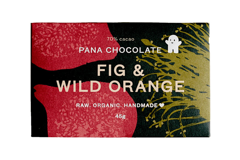 70% Cacao Chocolate Bar with Fig & Orange (Pana Chocolate ...