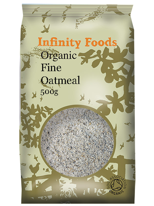 Fine Oatmeal 500g, Organic (Infinity Foods) | Healthy Supplies