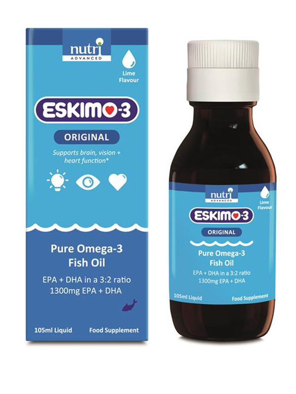 Eskimo-3 Kids Omega 3 Liquid, Tutti Frutti 105ml (Eskimo) | Healthy ...