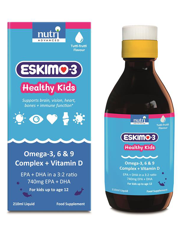 Eskimo-3 Kids Omega 3 Liquid, Tutti Frutti 210ml (Eskimo) | Healthy ...