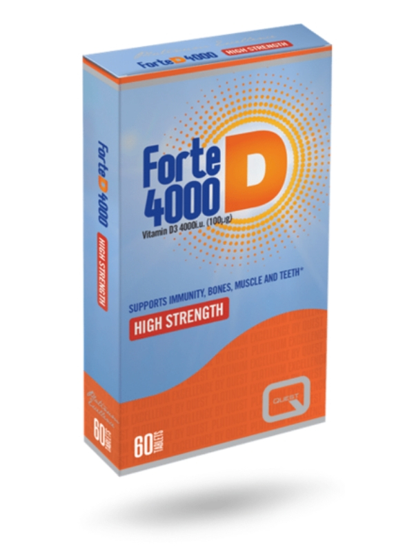 Forte D 4000 60 tablet (Quest) | Healthy Supplies
