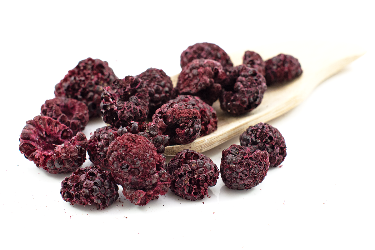 Freeze-Dried Black Raspberries 250g (Sussex Wholefoods) | Healthy Supplies