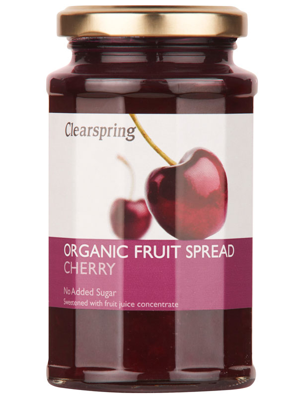 Cherry Fruit Spread, Organic 280g (Clearspring) | Healthy Supplies