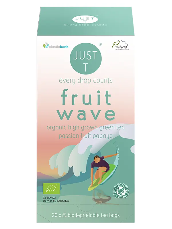 Organic Fruit Wave, 20 bags (Just T) | Healthy Supplies