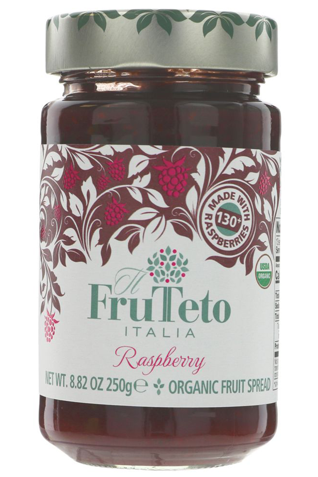 Organic Raspberry Fruit Spread 250g (FruTeto) | Healthy Supplies