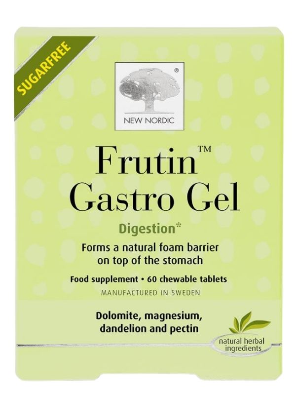 Organic Frutin Gastro Gel 60 tablets (New Nordic) | Healthy Supplies