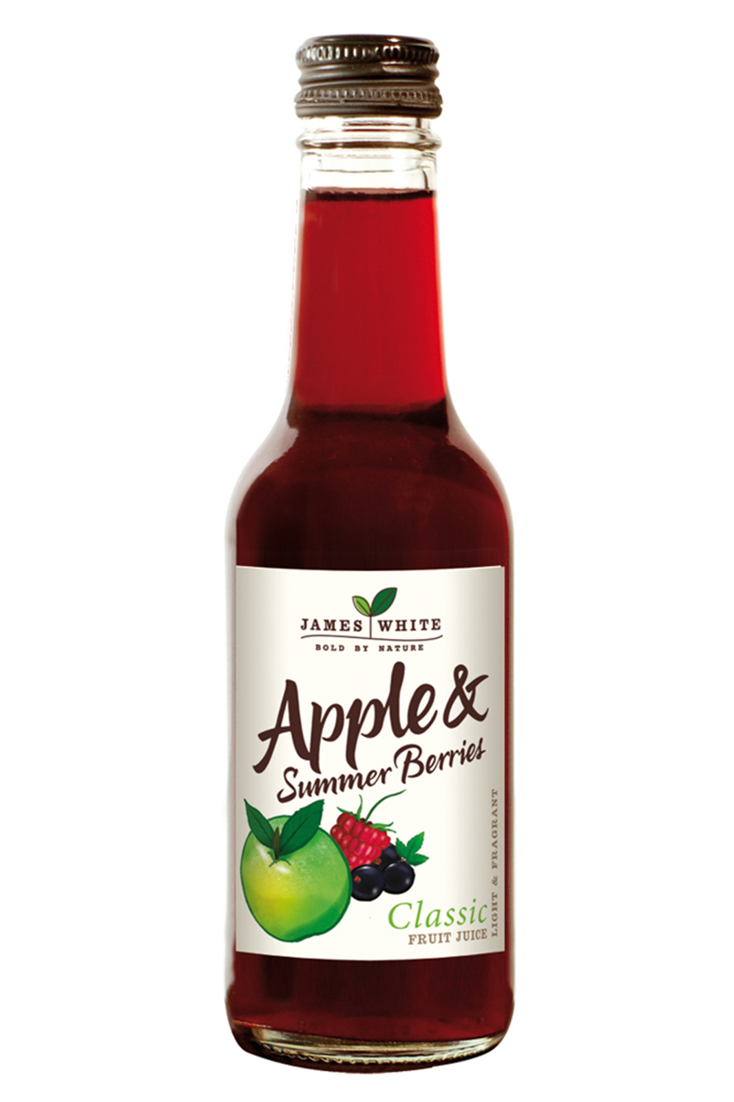 Classic Apple & Summer Berries Juice 250ml (James White) | Healthy Supplies