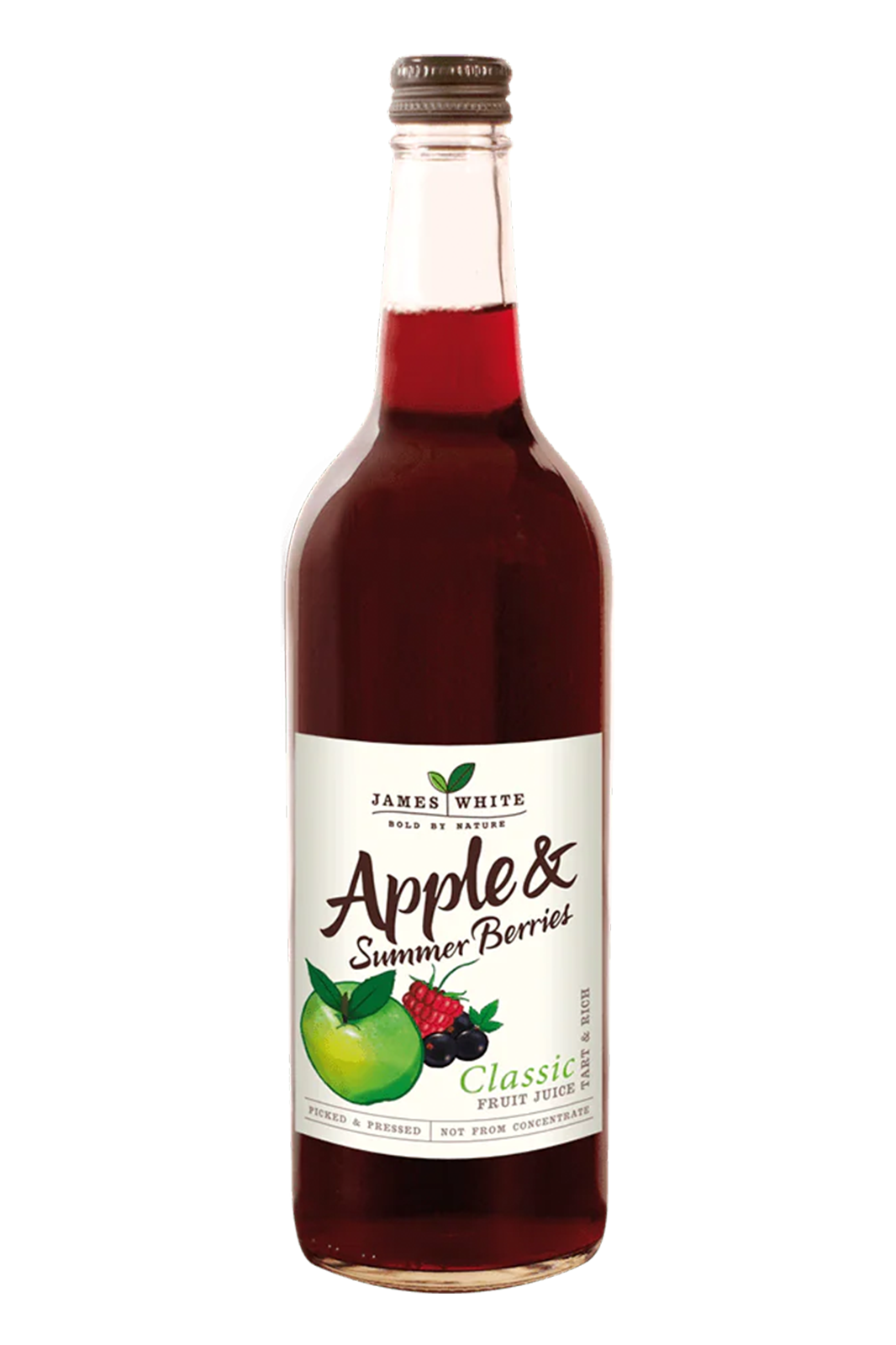 Classic Apple & Summer Berries Juice 750ml (James White) | Healthy Supplies