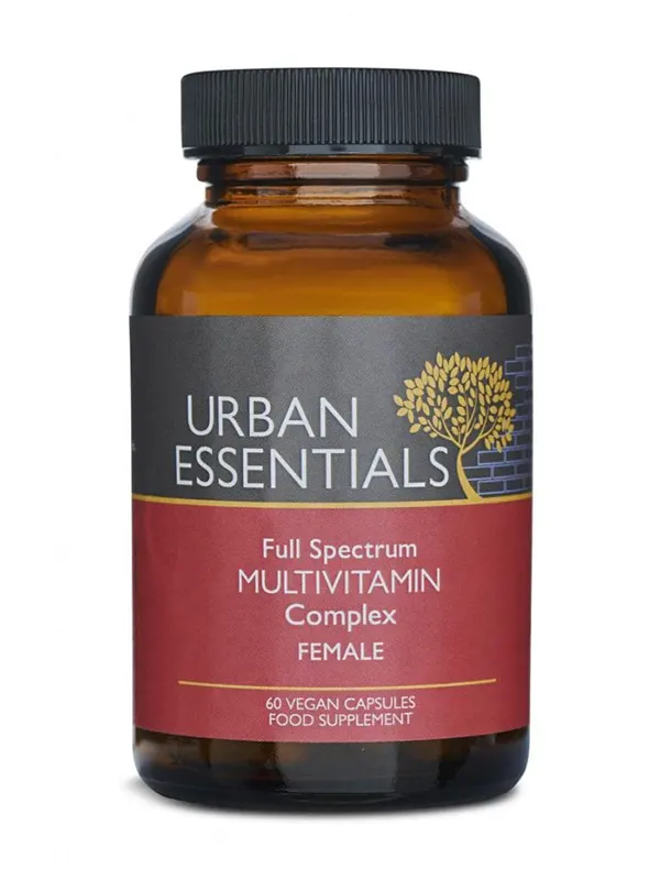 Full Spectrum Multivitamin Complex Female 60 Capsules (Urban Essentials ...