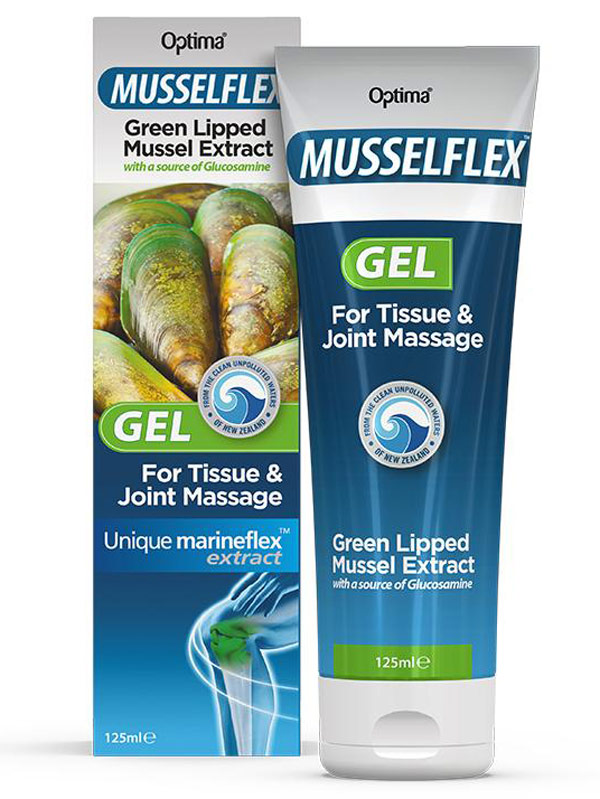 MusselFlex - Tissue & Joint Massage Gel 125ml (Optima) | Healthy Supplies