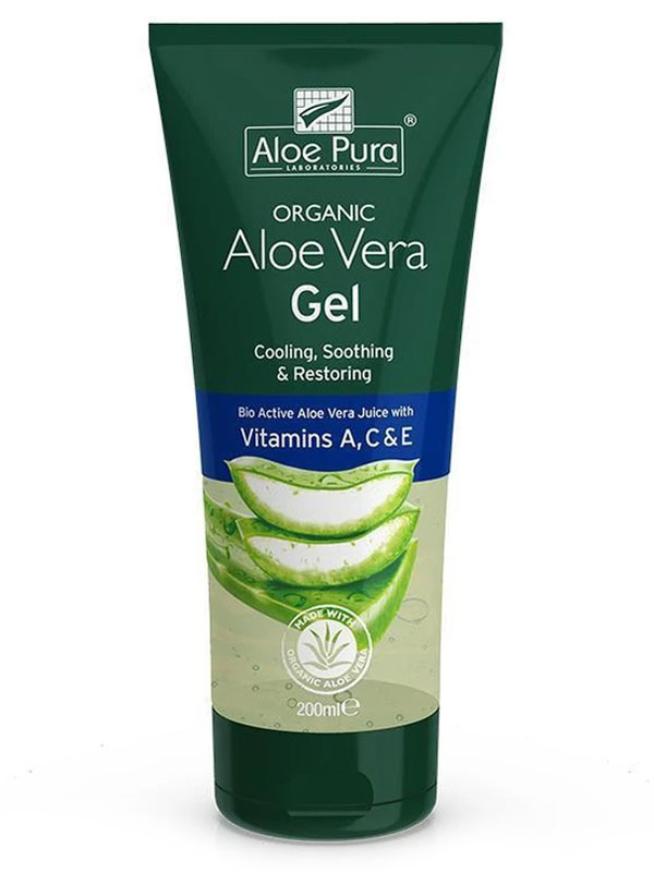 Aloe Vera Gel & Vitamin A C & E 200ml (Aloe Pura) | Healthy Supplies