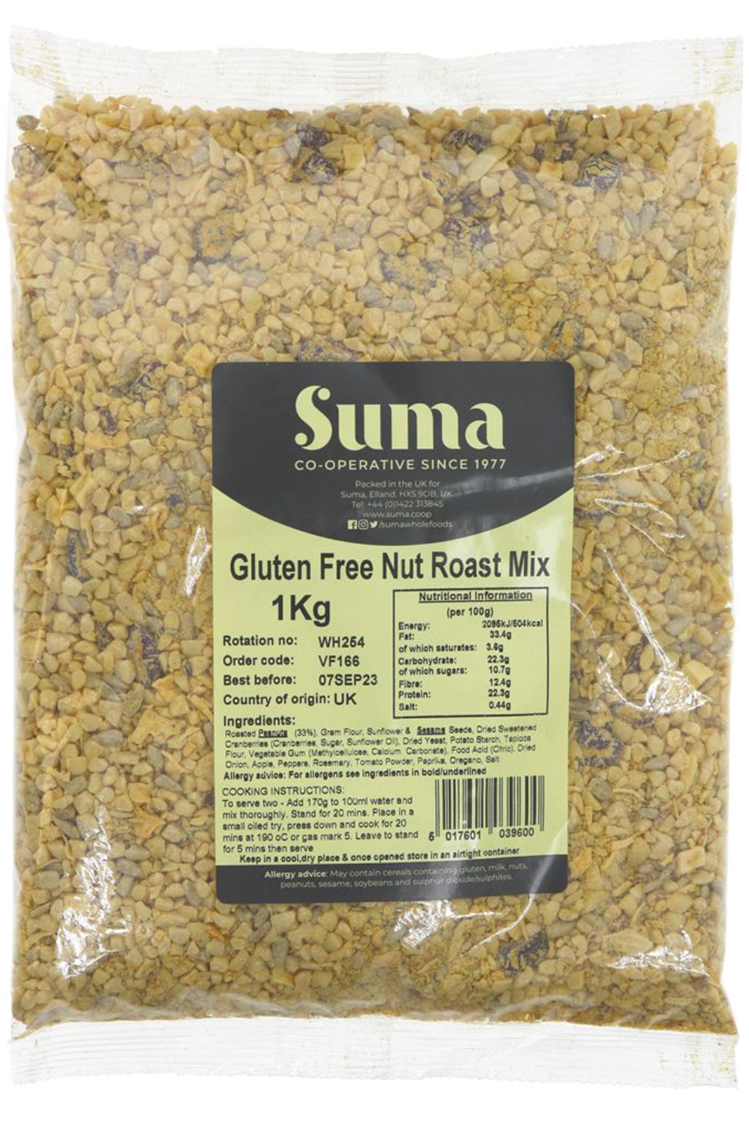 Gluten-free Nut Roast Mix 1kg (Suma) | Healthy Supplies