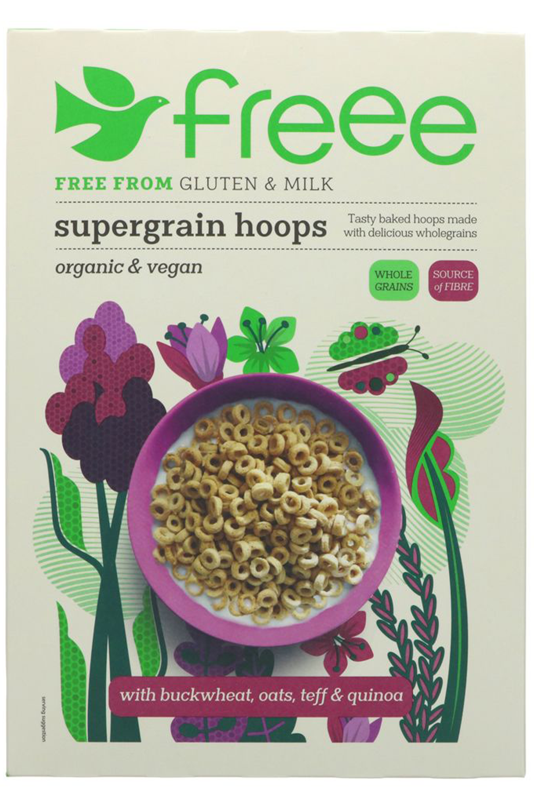 Organic Gluten Free Supergrain Hoops 300g (Freee by Doves Farm) | Healthy Supplies