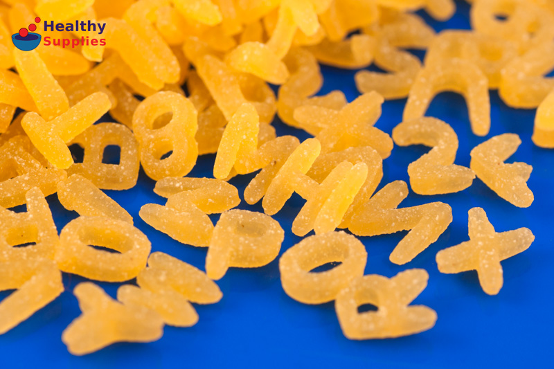 Gluten-free Corn Alphabet Pasta 500g (Barkat) - HealthySupplies.co.uk ...