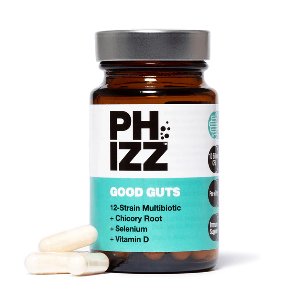 Good Guts 12-Strain Multibiotic 30 Capsules (Phizz) | Healthy Supplies