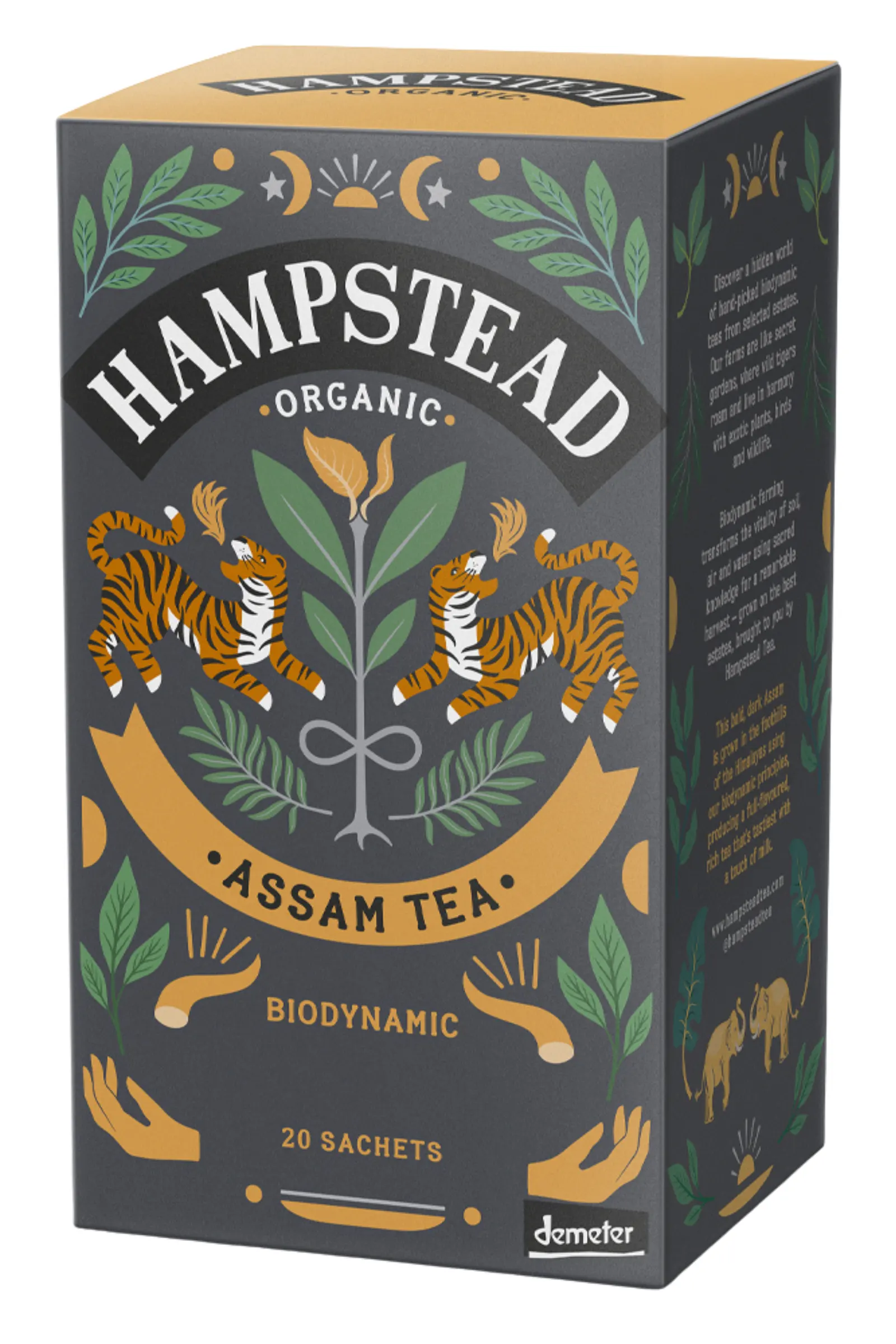 Organic Assam Tea 20 Sachets 40g (Hampstead Tea) | Healthy Supplies