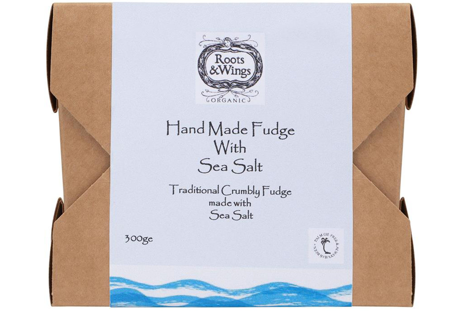 Organic Hand Made Fudge with Sea Salt 300g (Roots & Wings) | Healthy ...