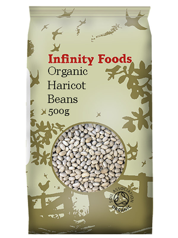 Haricot Beans Organic 500g Infinity Foods | Healthy Supplies