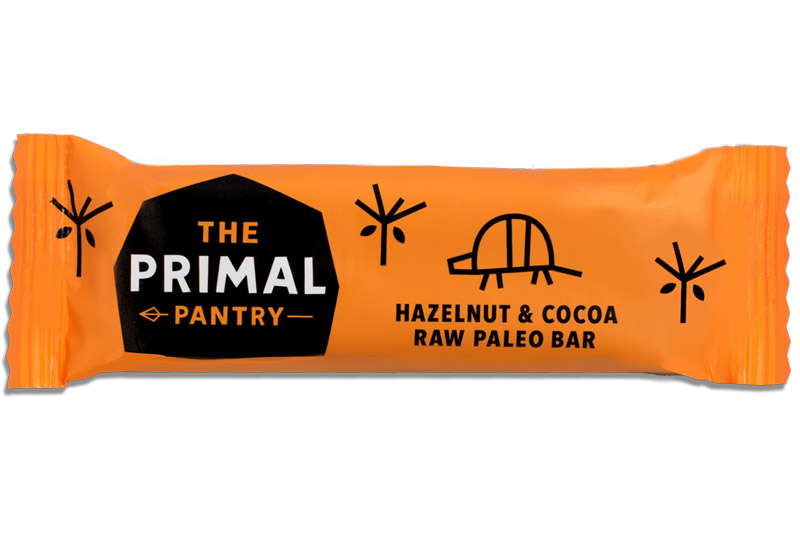 Hazelnut & Cocoa Raw Paleo Bar 40g (The Primal Pantry) | Healthy Supplies