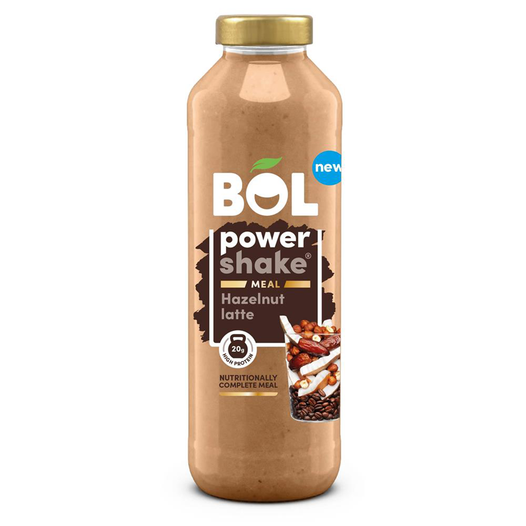 Hazelnut Latte Power Shake 450g (BOL) | Healthy Supplies