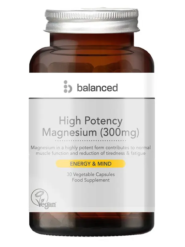 High Potency Magnesium 30 Capsules (Balanced) | Healthy Supplies