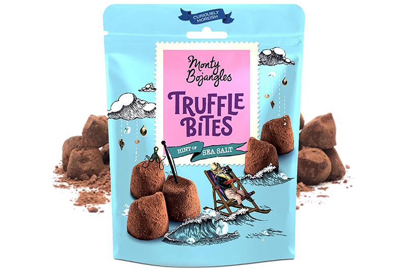 Hint of Sea Salt Truffle Bites 100g (Monty Bojangles) | Healthy Supplies