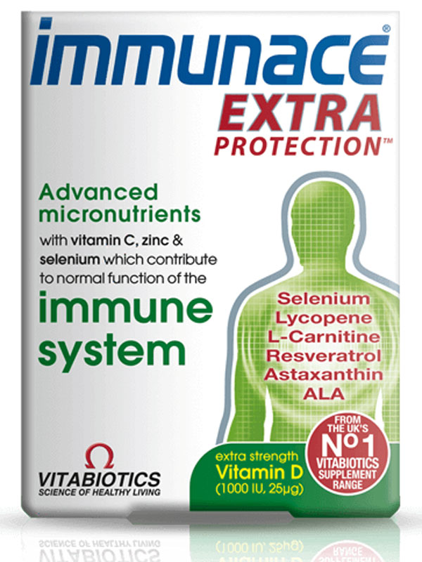 Immunace Extra Protection, 30 Tablets (Vitabiotics) | Healthy Supplies