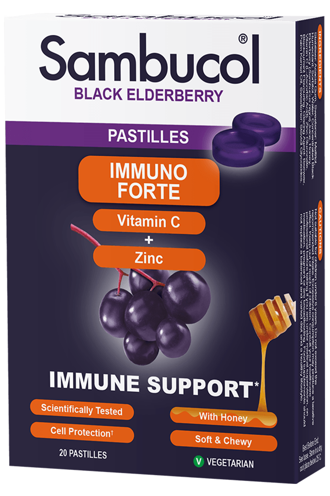 Immuno Forte Pastilles x 20 (Sambucol) | Healthy Supplies