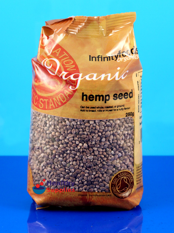 Hemp Seeds Whole 250g (Infinity Foods) | Healthy Supplies