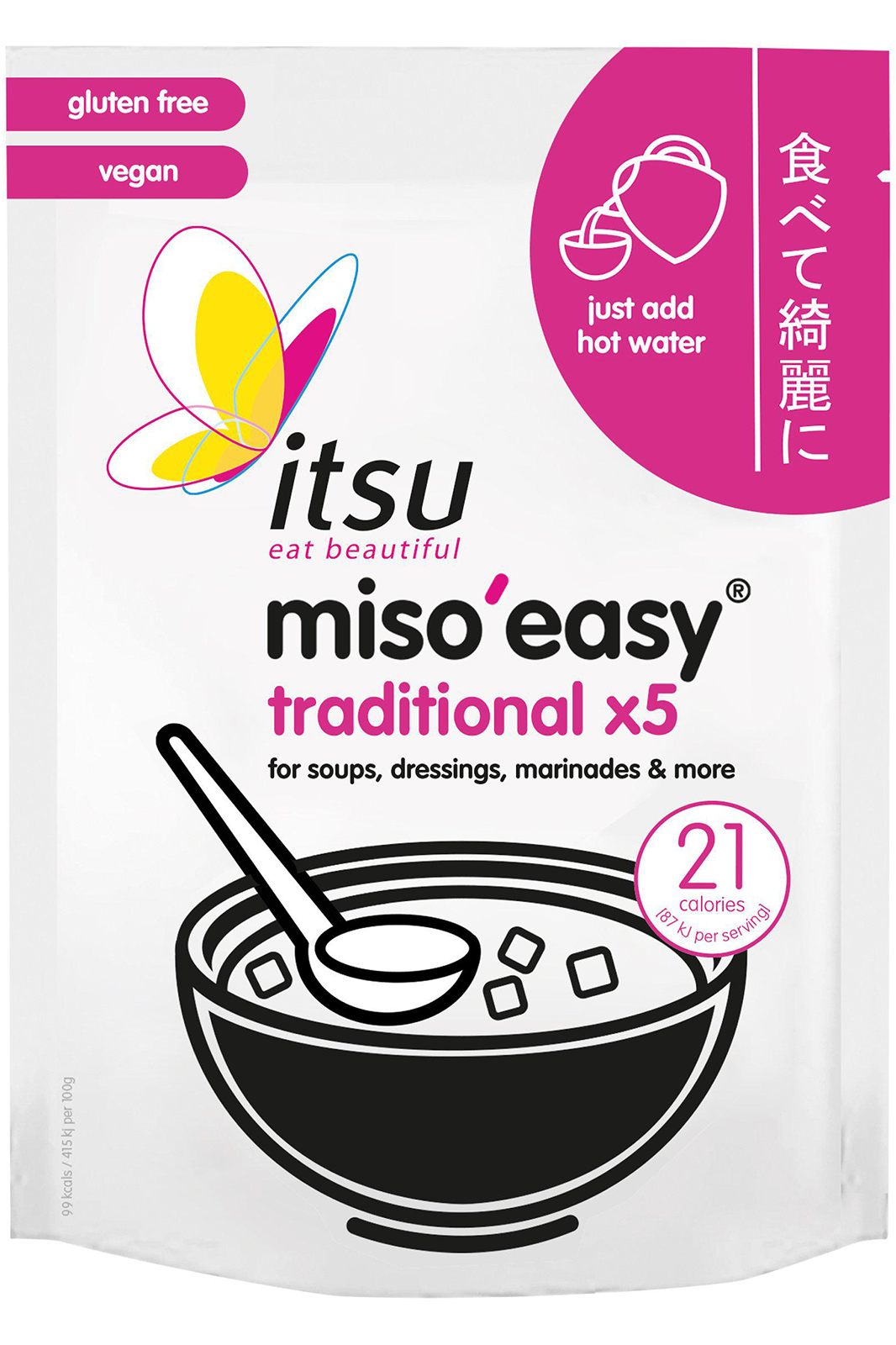 Instant Miso Soup 5x21g (Itsu) | Healthy Supplies