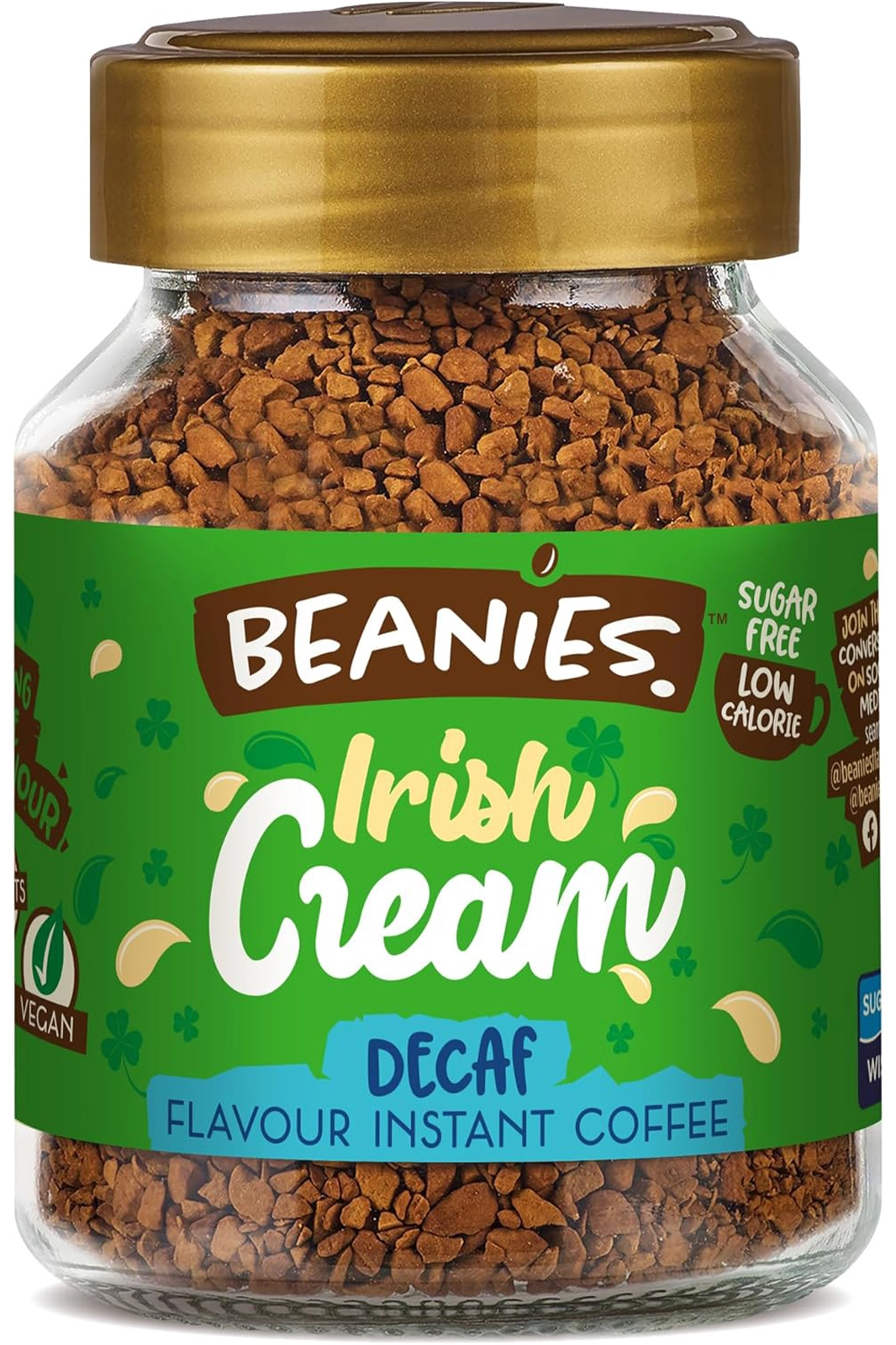 Irish Coffee Flavoured Decaf Coffee 50g (Beanies Coffee) | Healthy Supplies
