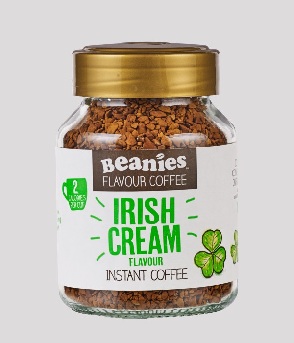Irish Cream Flavoured Instant Coffee, 50g (Beanies Coffee) | Healthy ...
