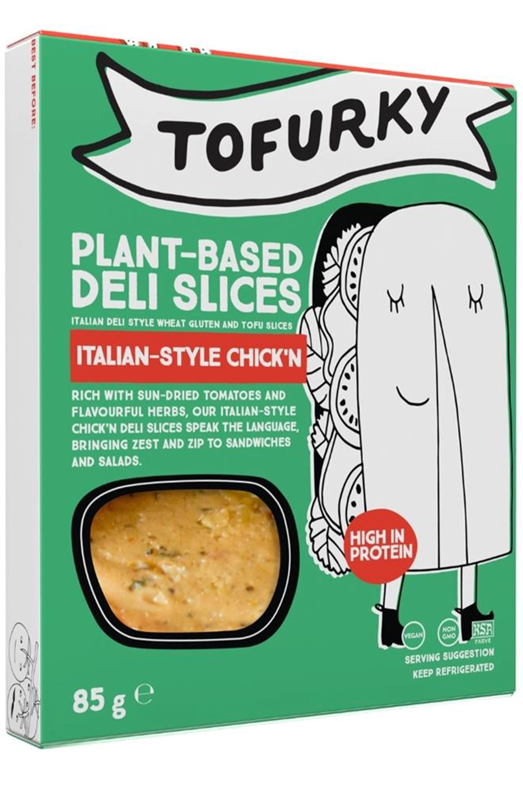 Italian Style Chick'n Deli Slices 85g (Tofurky) | Healthy Supplies