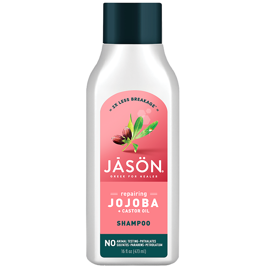 Strong & Healthy Jojoba & Castor Seed Oil Shampoo 473ml (Jason ...
