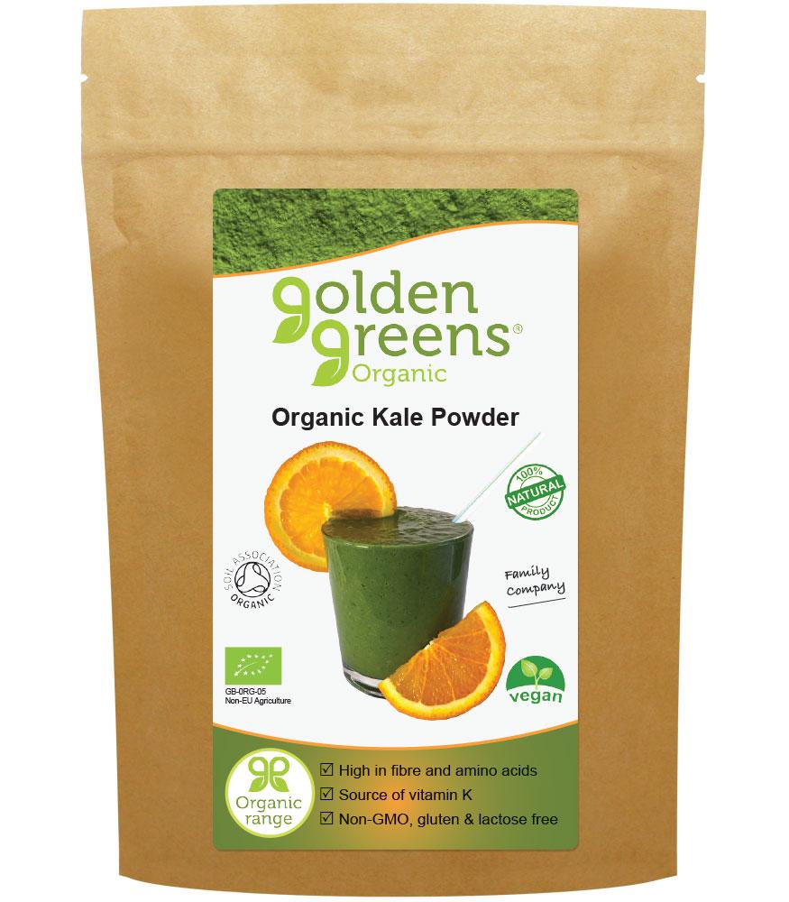 Kale Powder 200g, Organic (Greens Organic) | Healthy Supplies