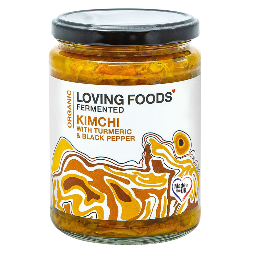 Organic Kimchi with Turmeric and Black Pepper 500g (Loving Foods ...