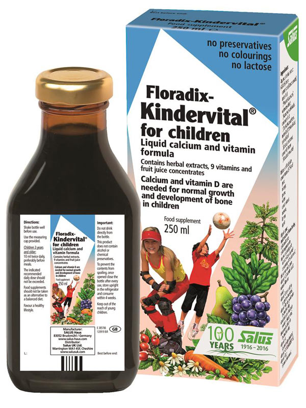 Kindervital for Children 250ml (Floradix) | Healthy Supplies