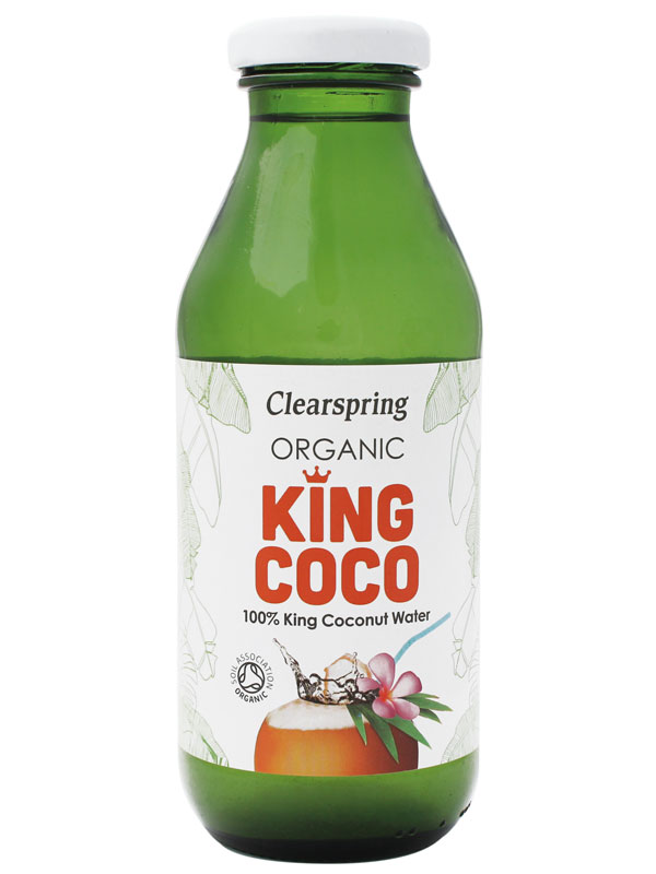 King Coco Coconut Water, Organic 350ml (Clearspring) | Healthy Supplies