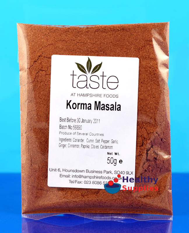 Korma Masala (Curry Powder) 50g (Hampshire Foods)p | Healthy Supplies