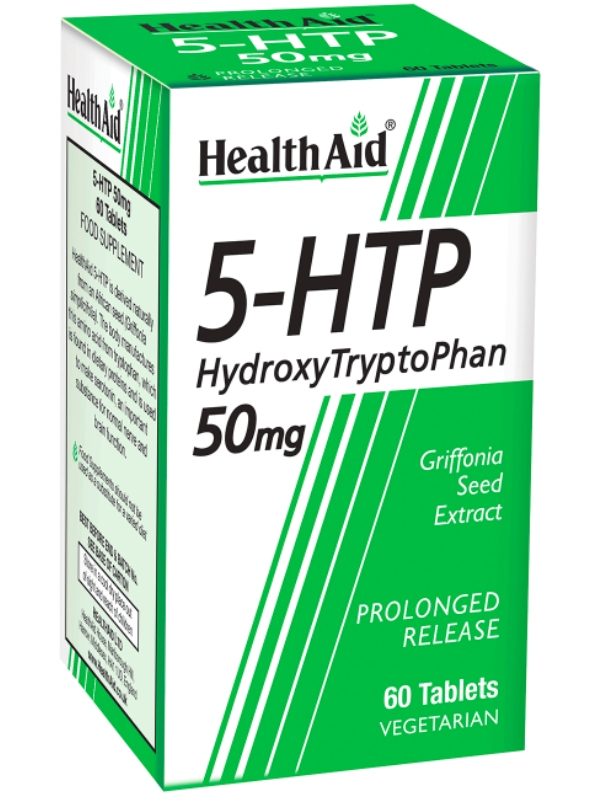 5-Hydroxytryptophan 50mg 60 Tablets (Health Aid) | Healthy Supplies