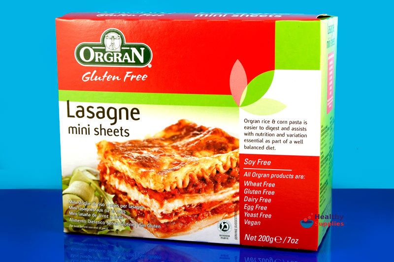 Lasagne Mini Sheets 200g, Gluten Free (Orgran) | Healthy Supplies