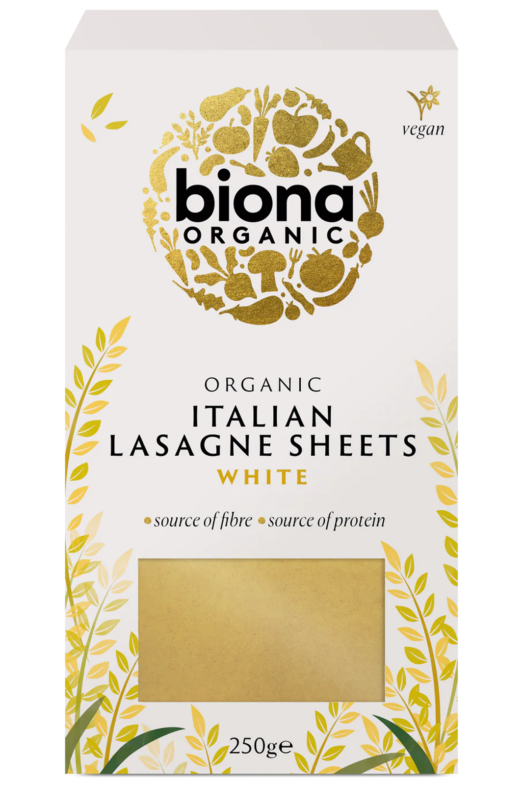 Organic White Lasagne Sheets 250g (Biona) | Healthy Supplies