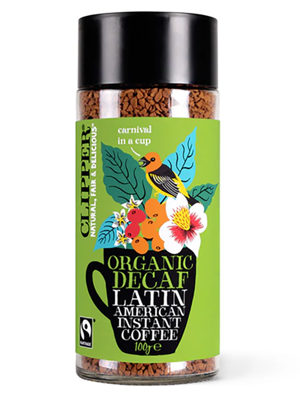 Organic Latin American Decaf Instant Coffee 100g (Clipper) | Healthy ...