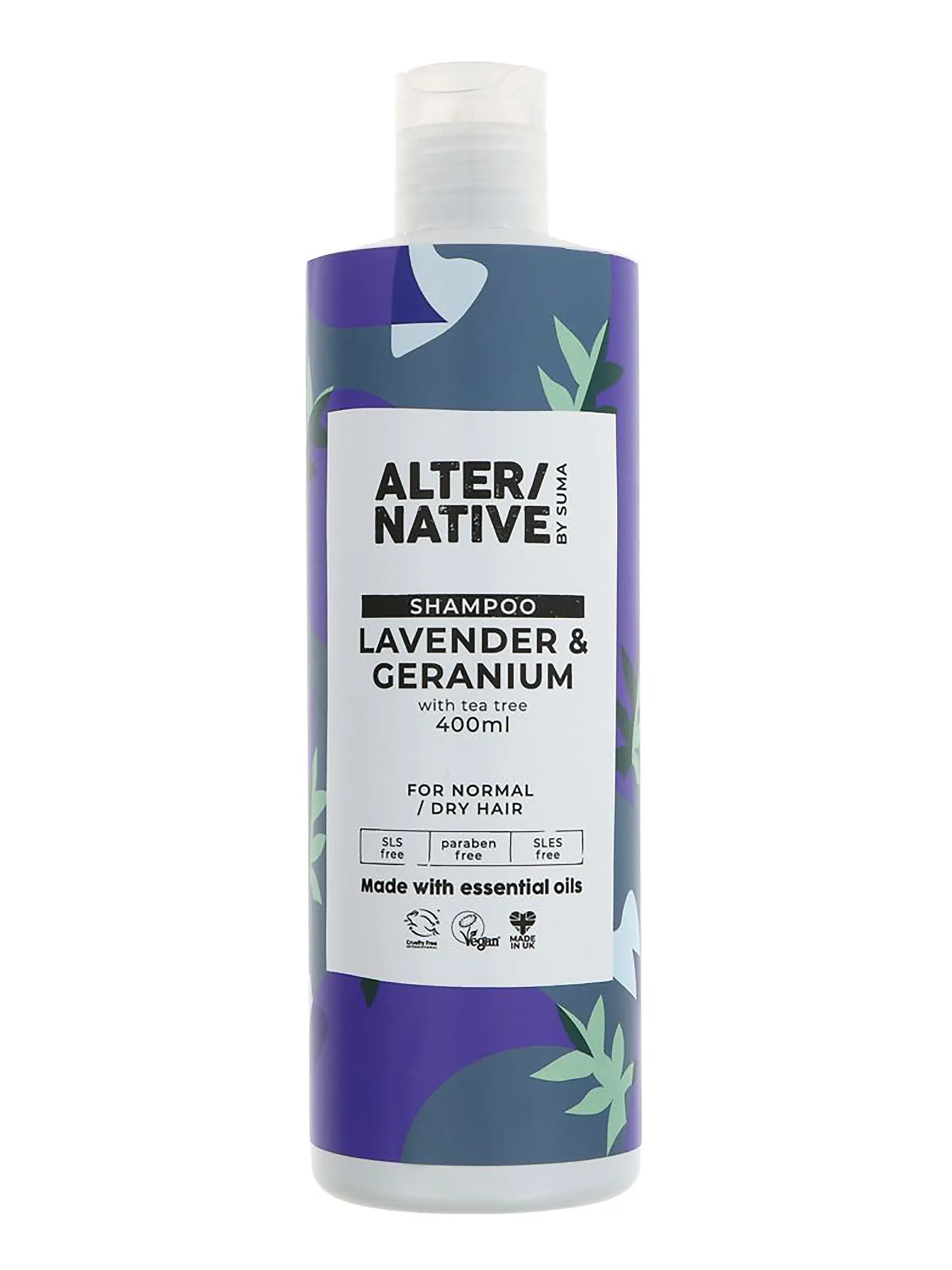 Lavender and Geranium Shampoo 400ml (Alter/Native) | Healthy Supplies