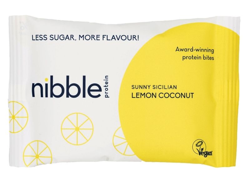Sicilian Lemon & Coconut Protein Bites 36g (Nibble) | Healthy Supplies