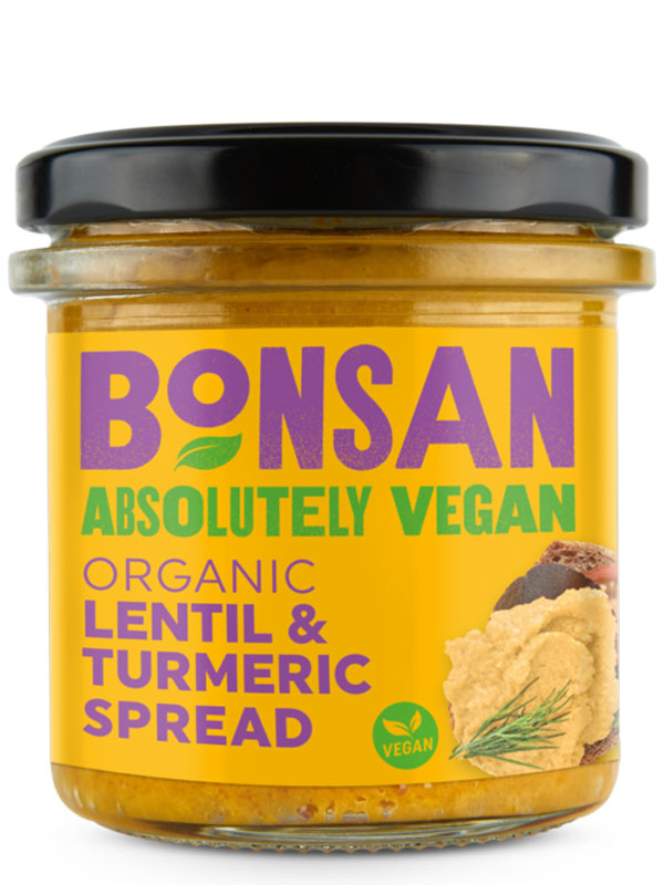 Organic Lentil Turmeric Spread 140g (Bonsan) | Healthy Supplies
