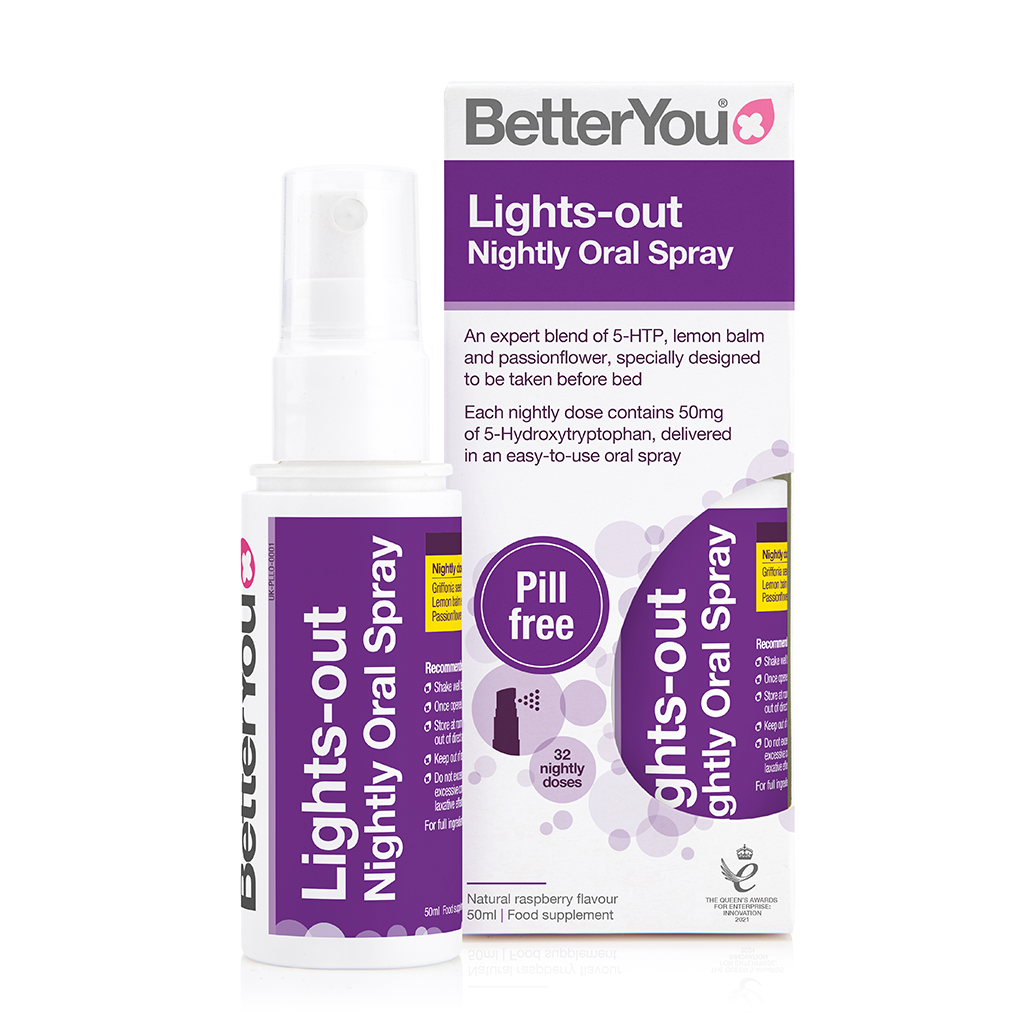 Lights-Out 5HTP Nightly Oral Spray 50mg 50ml (BetterYou) | Healthy Supplies