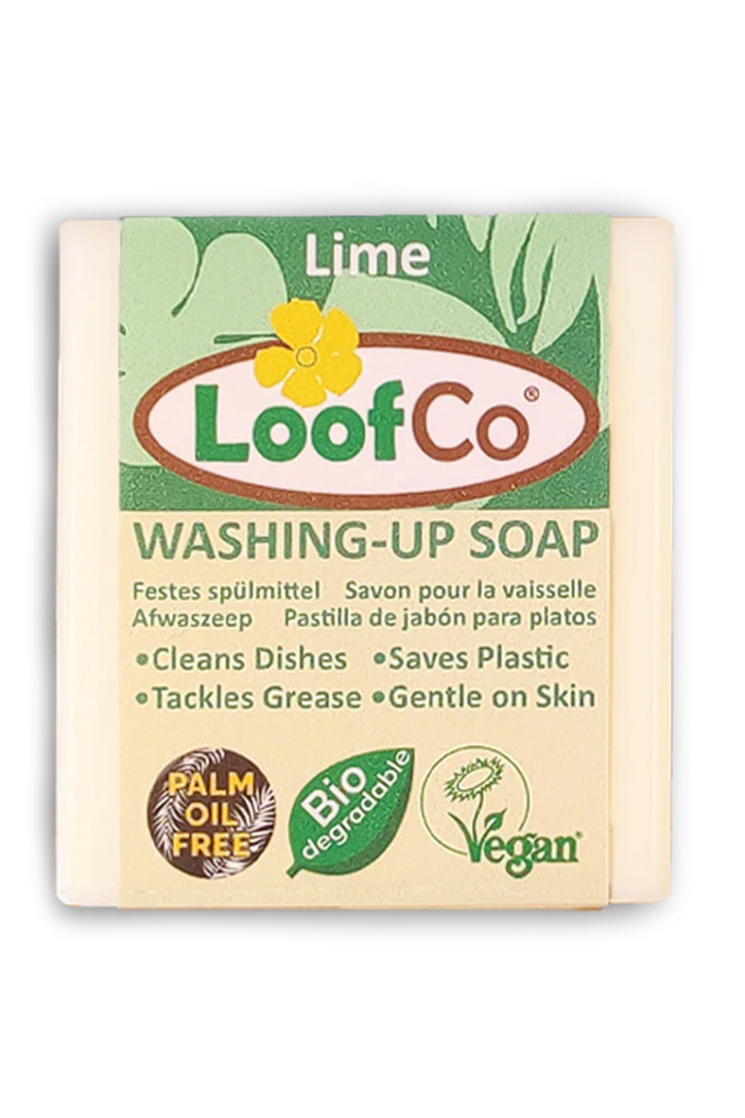 Lime Washing-Up Soap Bar 100g (LoofCo) | Healthy Supplies