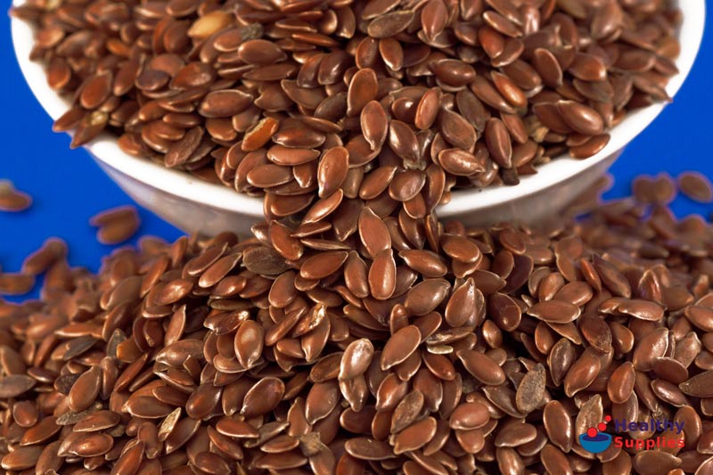 Brown Linseed 1kg (Healthy Supplies) - HealthySupplies.co.uk. Buy Online.